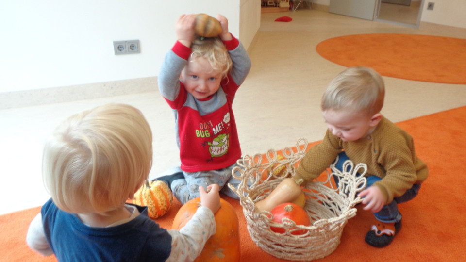 Johanniter-Krabbelstube startet mit Kürbis-Projekt in den Herbst ...